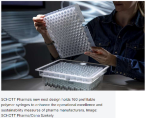 SCHOTT Pharma Introduces Nest Design With More Cavities for Prefillable ...
